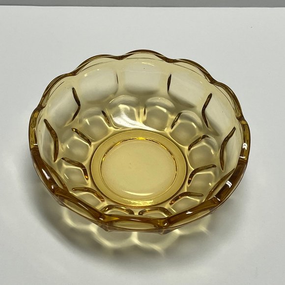 federal glass | Dining | Vintage Berry Bowl Amber Federal Glass ...